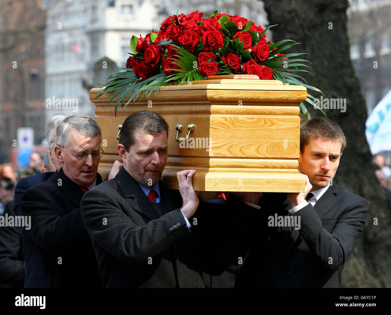 Tony Benn funeral Stock Photo - Alamy