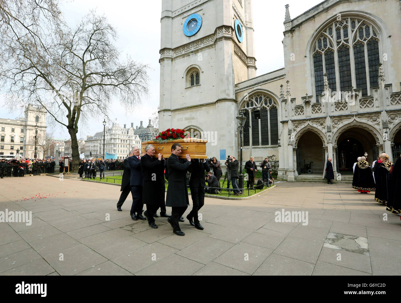 Tony Benn funeral Stock Photo - Alamy