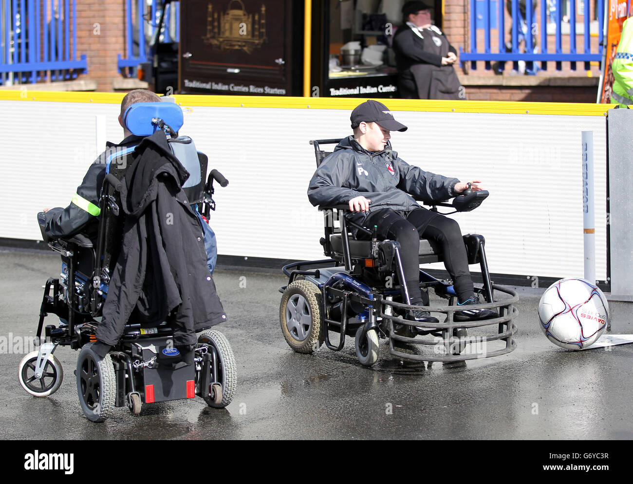 Disability Football In Fan Zone High Resolution Stock Photography and ...