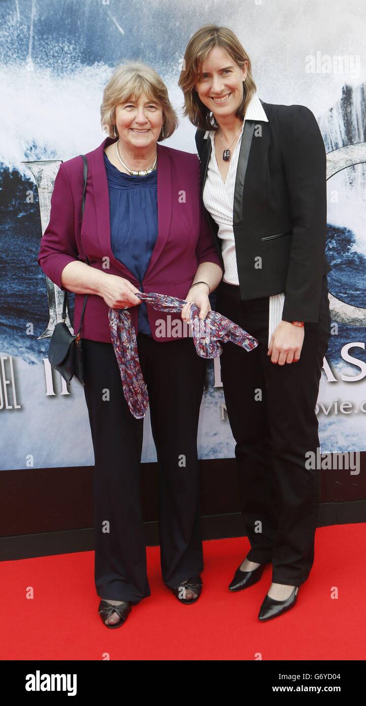 Katherine Grainger and her mother Liz Grainger attending the premiere ...