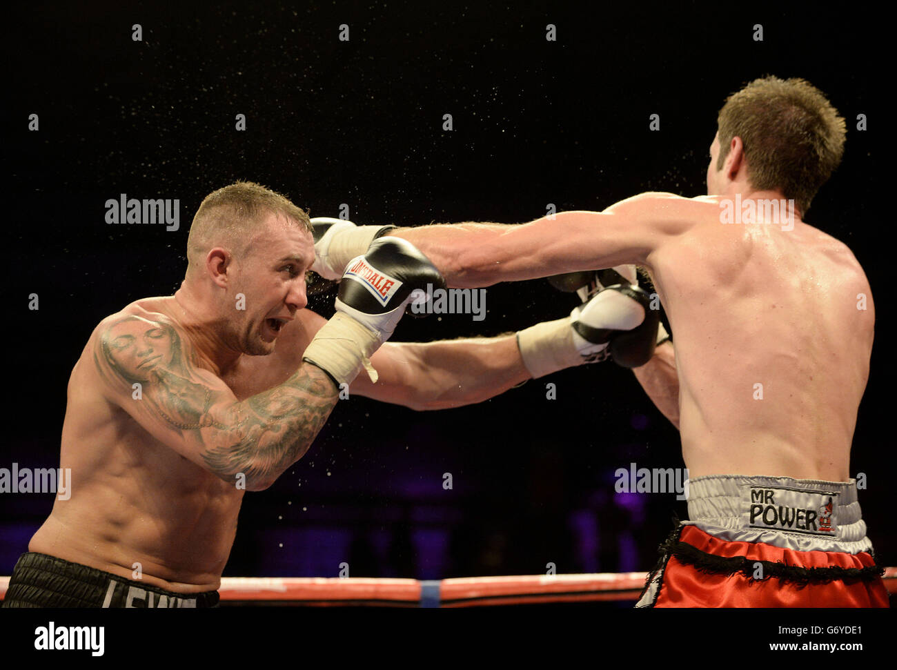 Boxing - Metro Radio Arena Stock Photo - Alamy