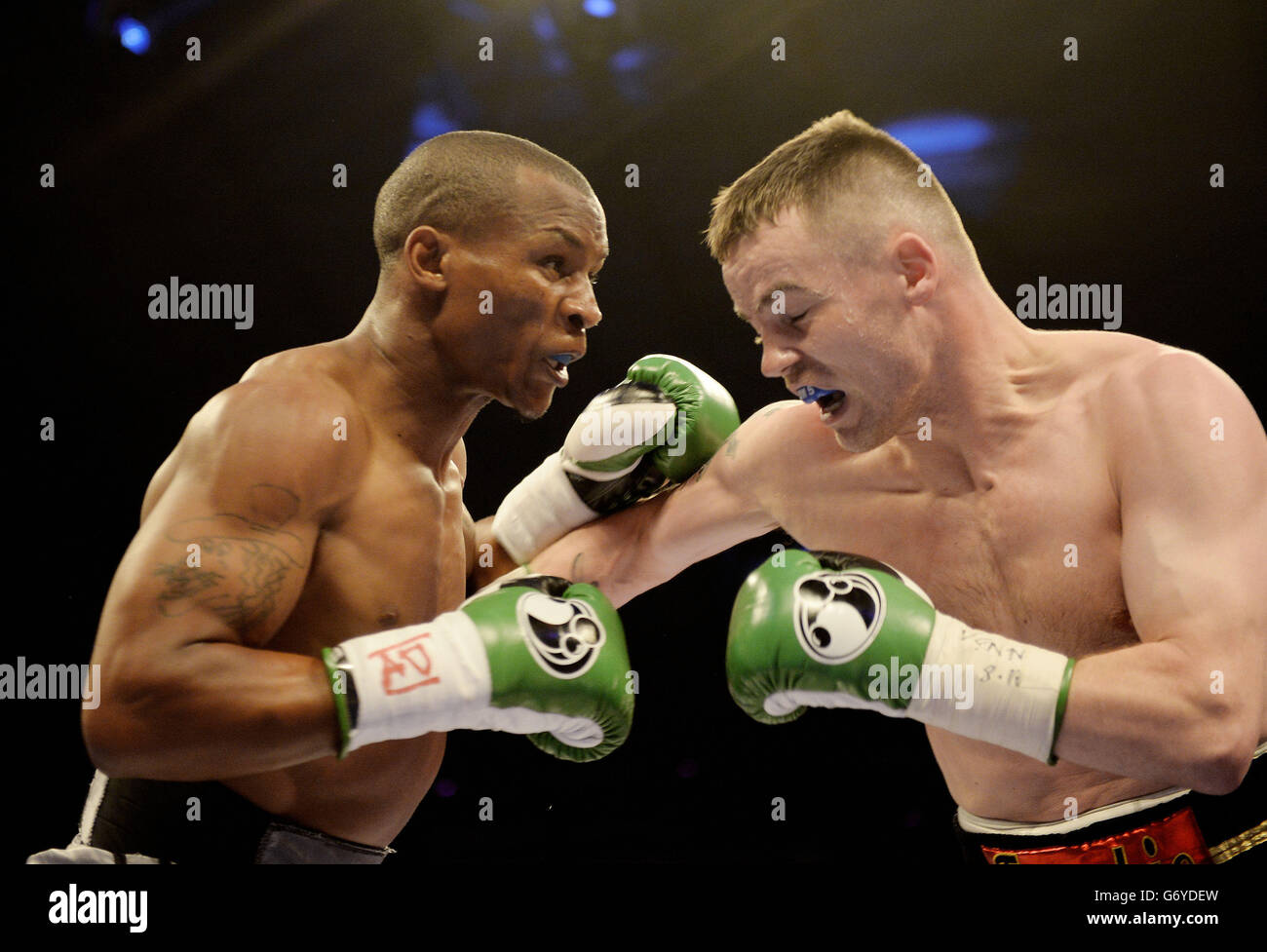 Boxing - Metro Radio Arena Stock Photo - Alamy