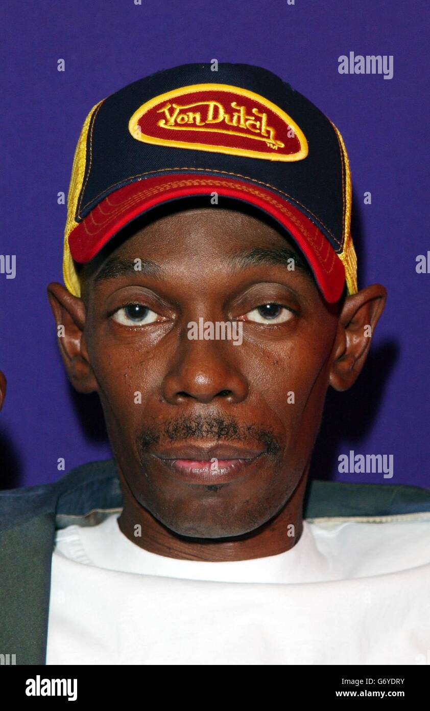 Maxi Jazz from Faithless during their guest appearance on MTV TRL UK at ...