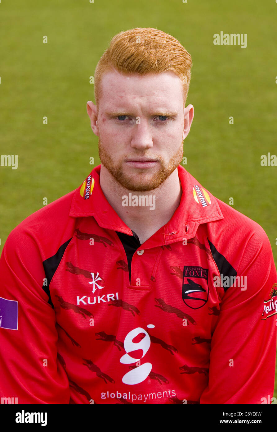 Leicestershire's James Sykes during a media day at Grace Road ...
