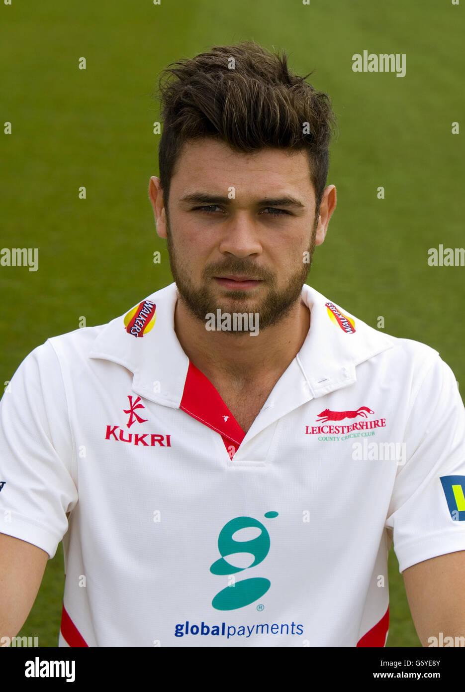 Leicestershire's Nathan Buck during a media day at Grace Road ...