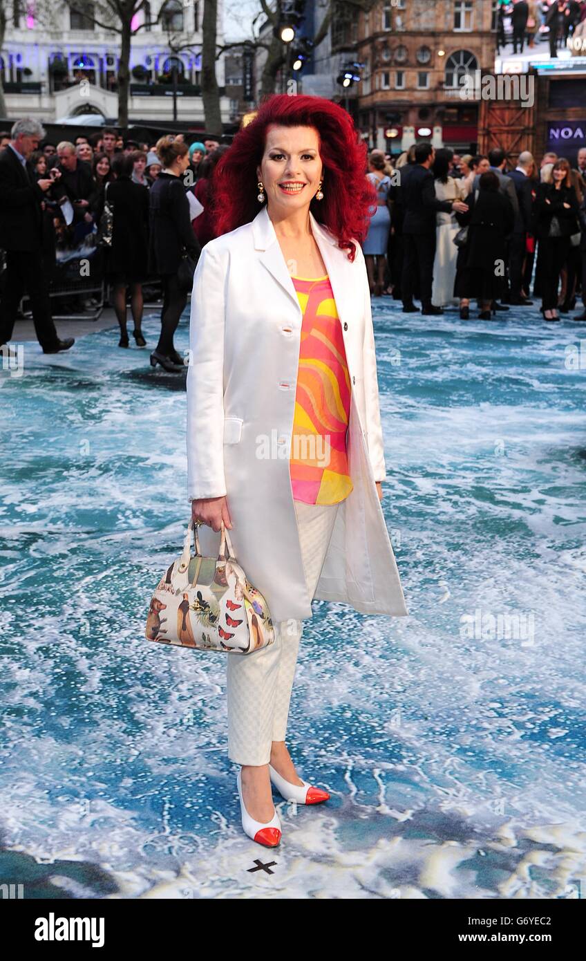 Cleo rocos arriving premiere film noah held odeon leicester square hi ...