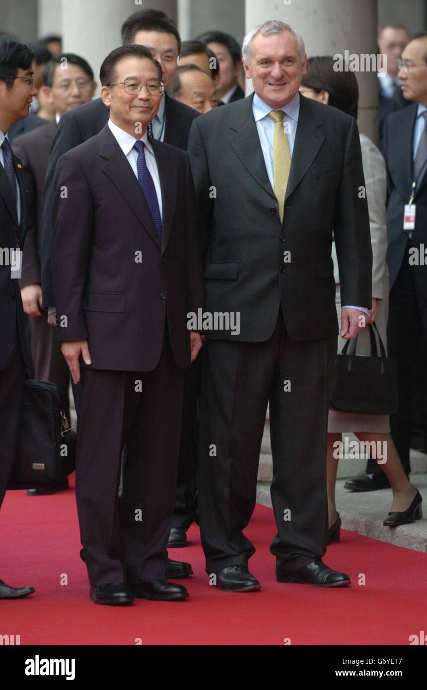 Chinese leader in Ireland Stock Photo - Alamy