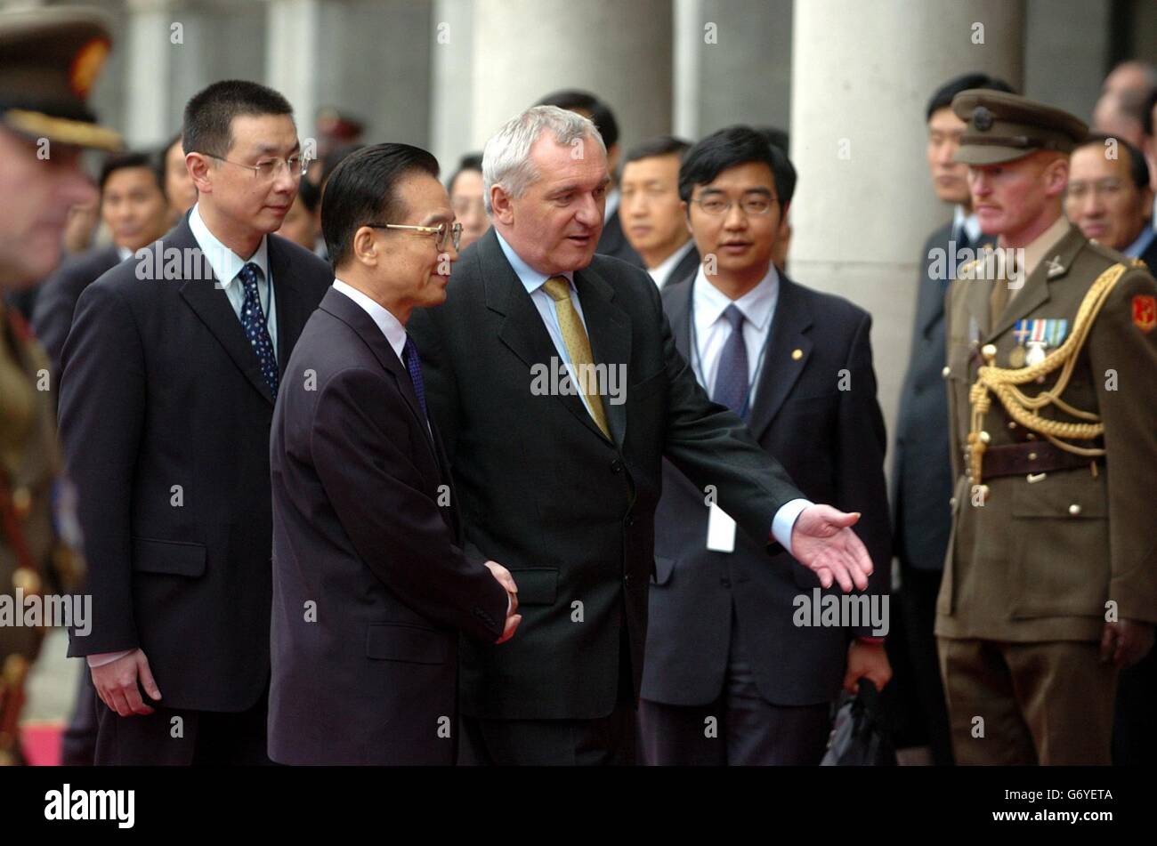 Chinese leader in Ireland Stock Photo - Alamy