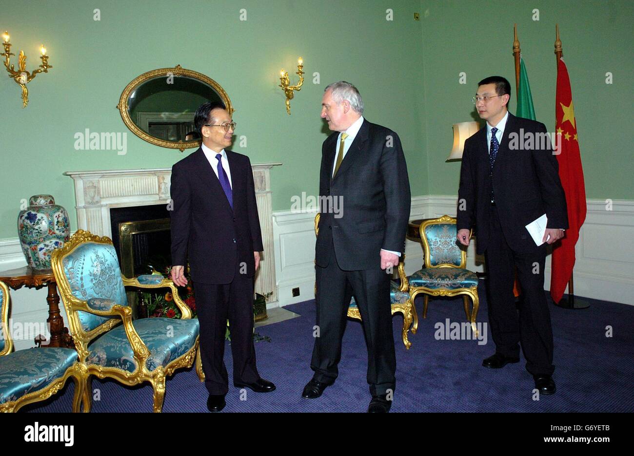 Chinese leader in Ireland Stock Photo - Alamy