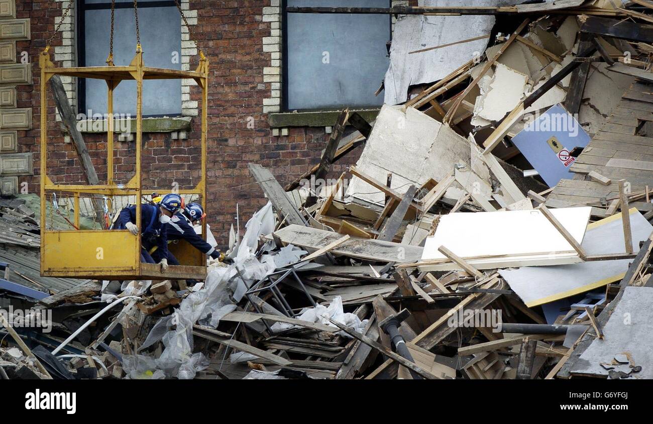 Glasgow Factory Explosion Stock Photo - Alamy