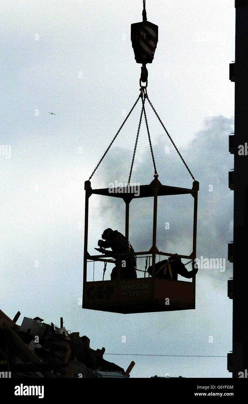 The search for survivors continues at the scene the factory explosion ...