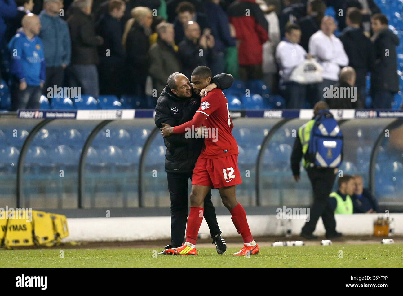 Charlton Athletic first team coach Damian Matthew celebrates with ...