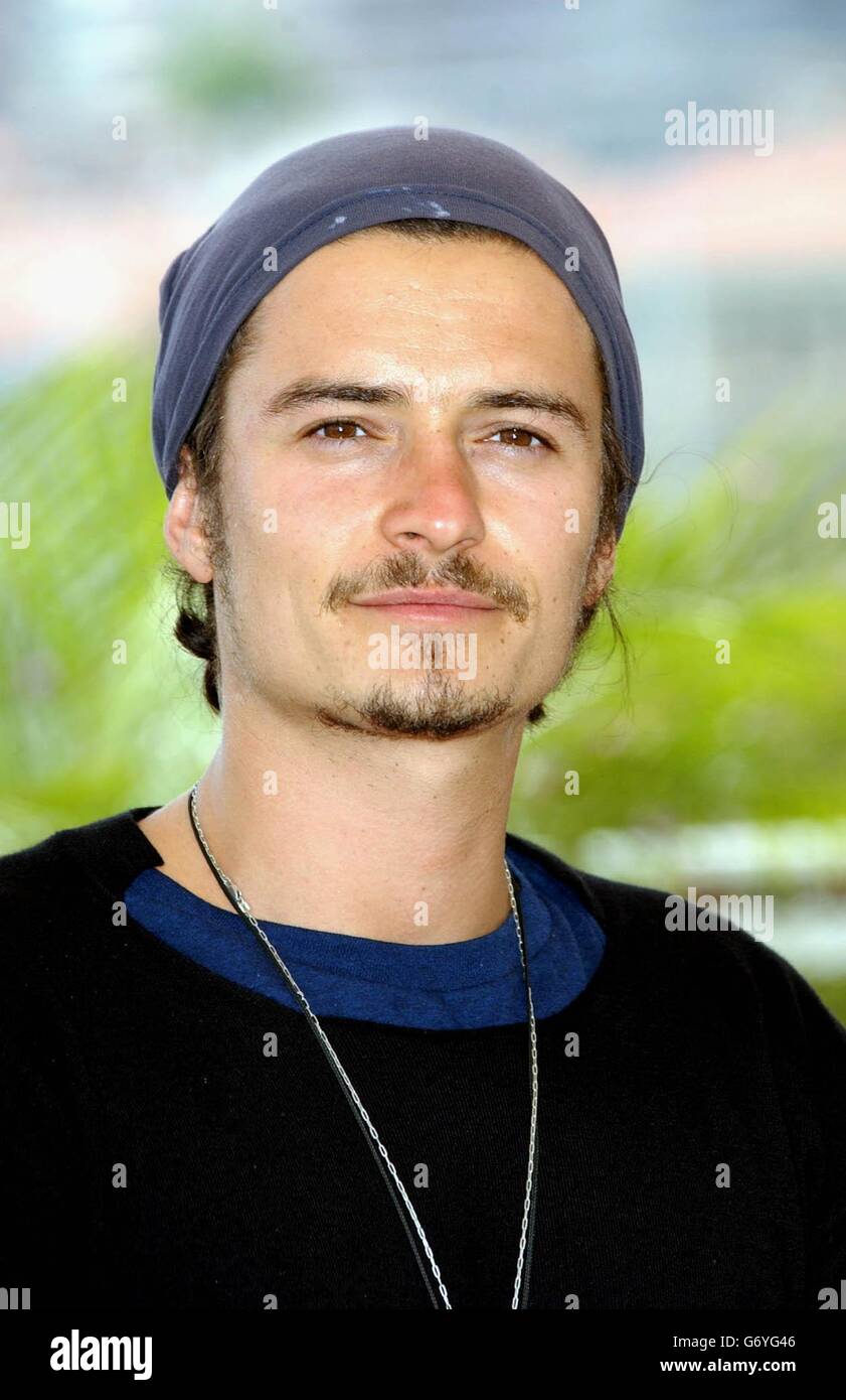 Actor Orlando Bloom poses for photographers during a photocall to ...