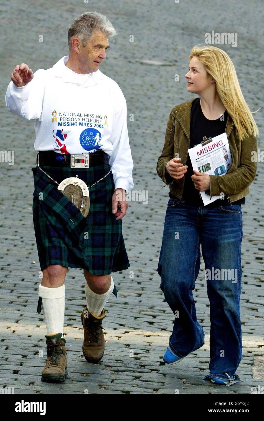 Missing persons walk Stock Photo - Alamy