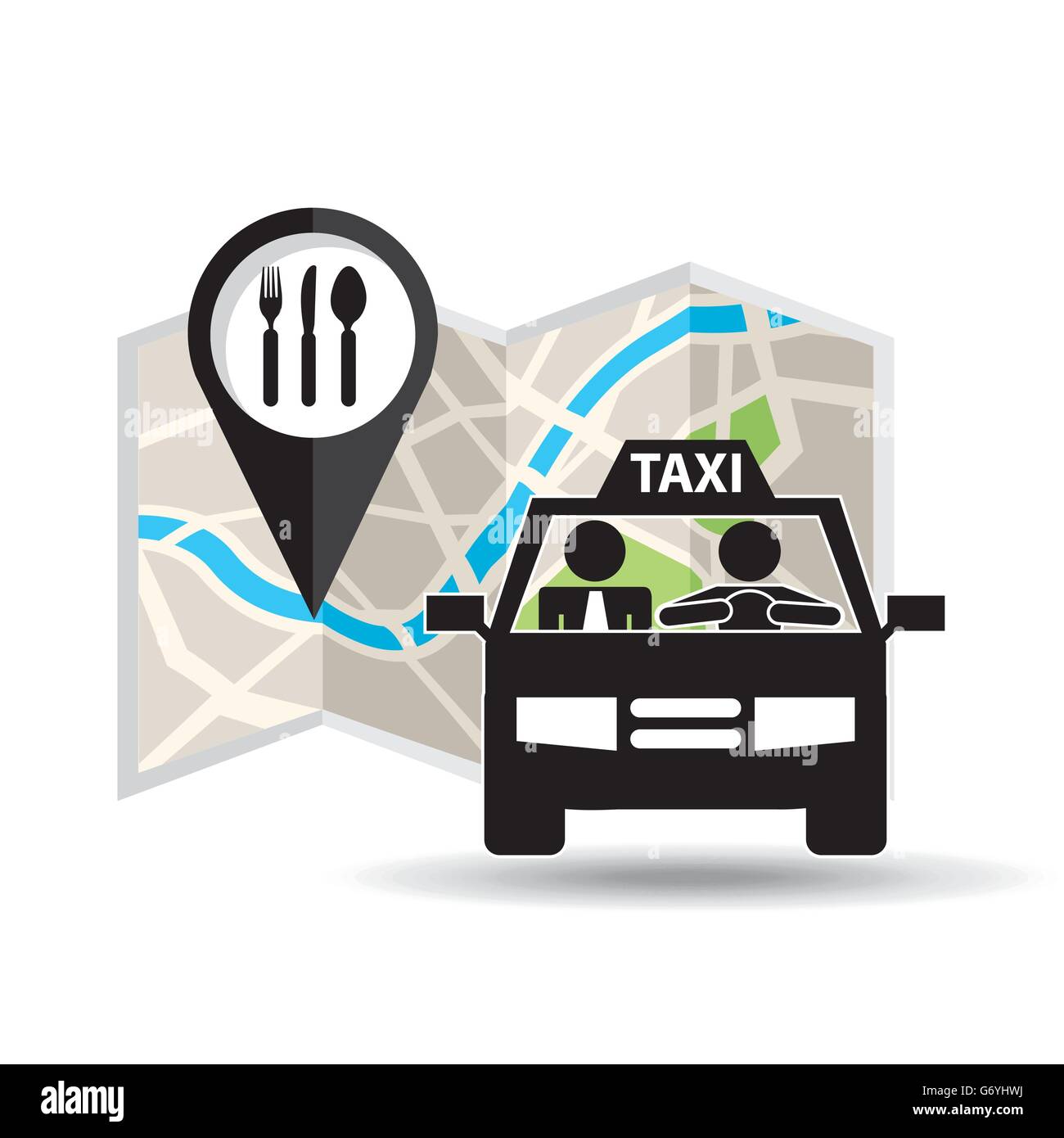 taxi service design Stock Vector Image & Art - Alamy