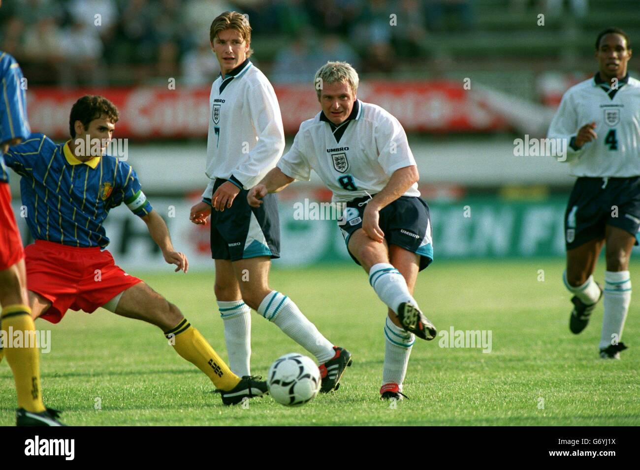International Soccer - World Cup Qualifier - Moldova v England. Paul ...