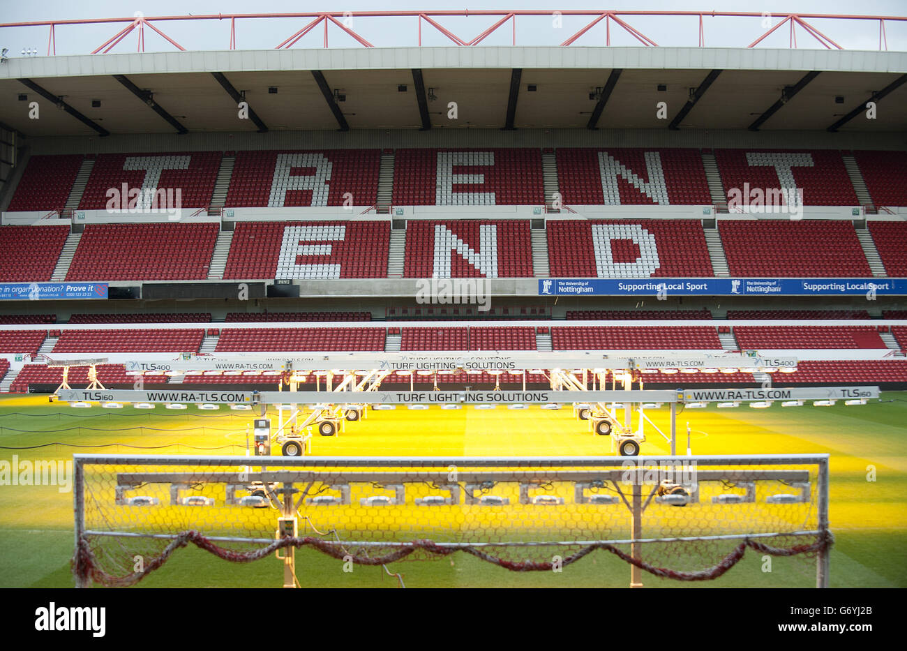 A general view of Turf Lighting Solutions lights being used on the ...