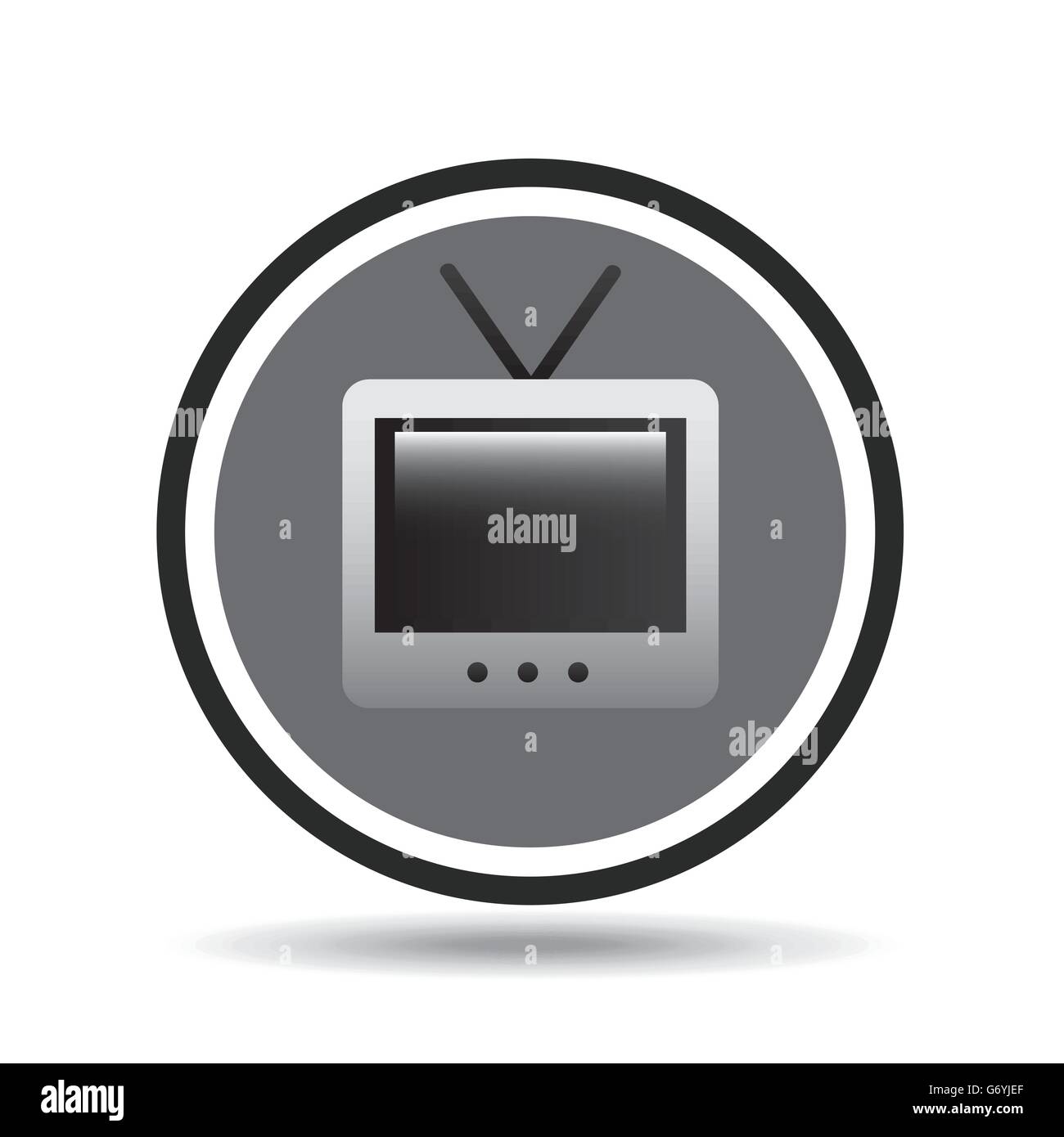 old tv drawing isolated icon design Stock Vector Image & Art - Alamy