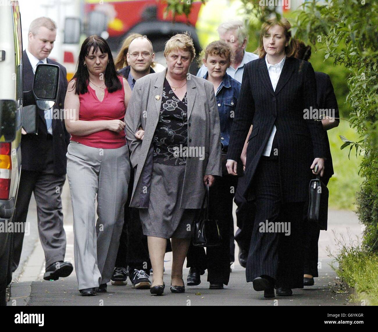 Glasgow factory explosion Stock Photo - Alamy