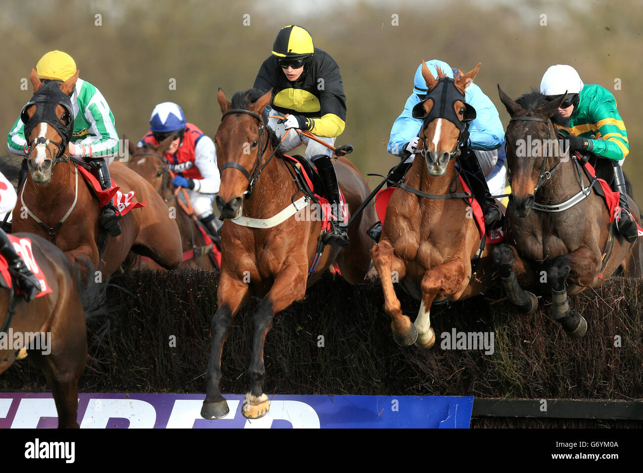 Fill The Power ridden by Jonathan England (centre left) during the ...