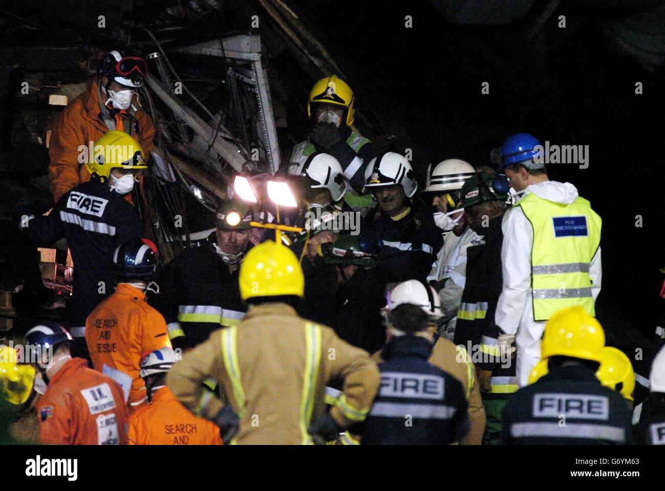 Factory Explosion - Glasgow Stock Photo - Alamy