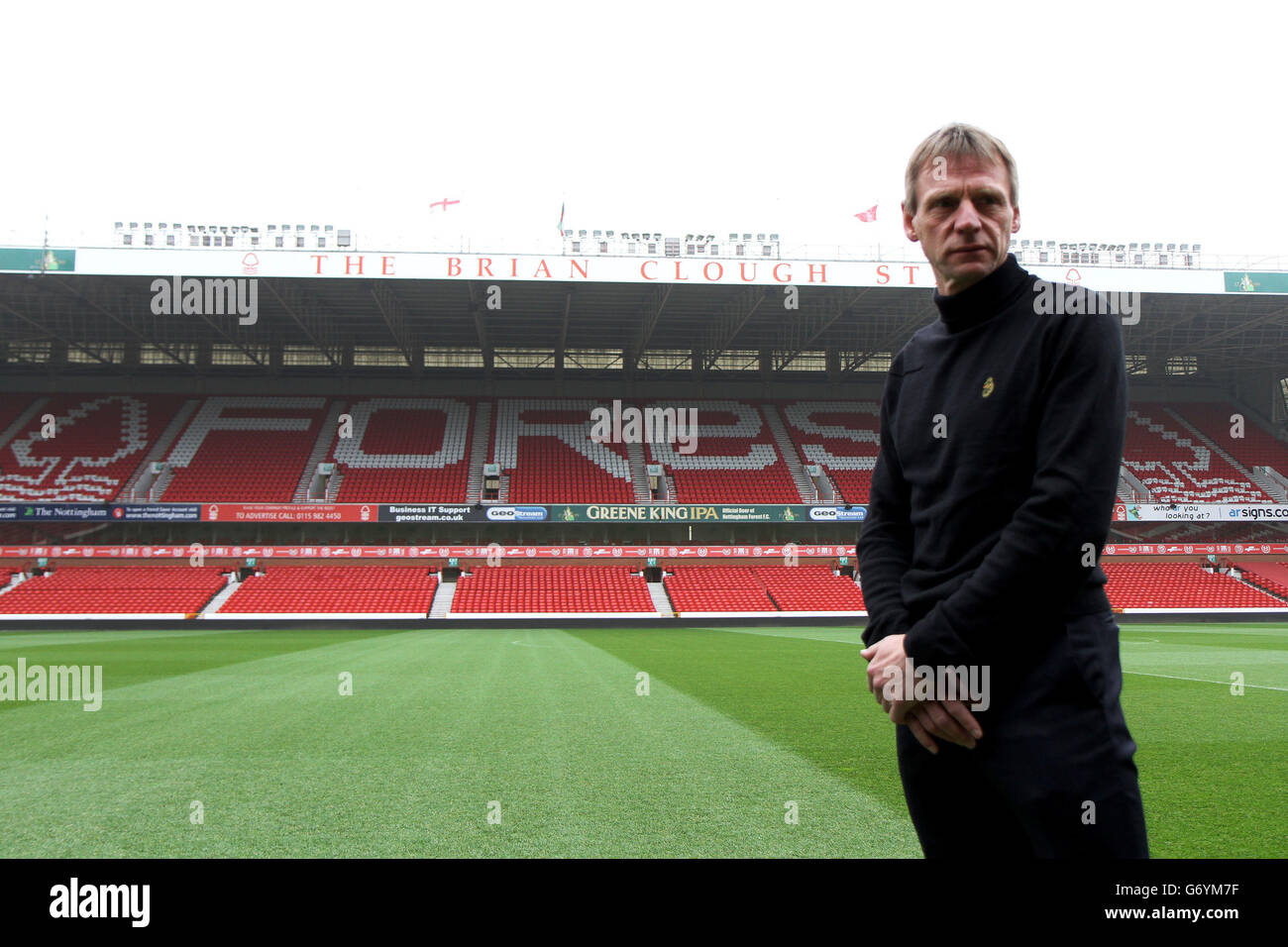 Soccer - Nottingham Forest Press Conference - The City Ground Stock ...