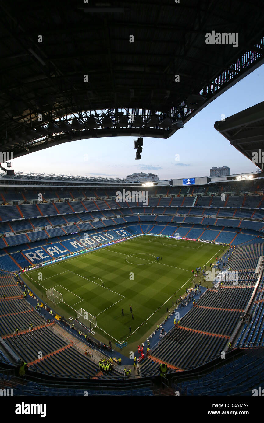 Santiago bernabeu football stadium hi-res stock photography and images ...