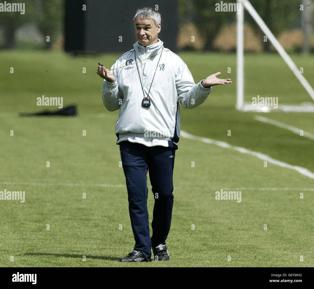 Claudio Ranieri - Chelsea Training Session Stock Photo - Alamy