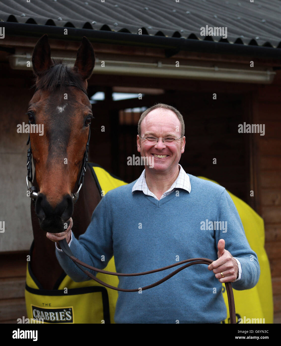 Grand national winner pineau de re photocall linacres farm hi-res stock ...