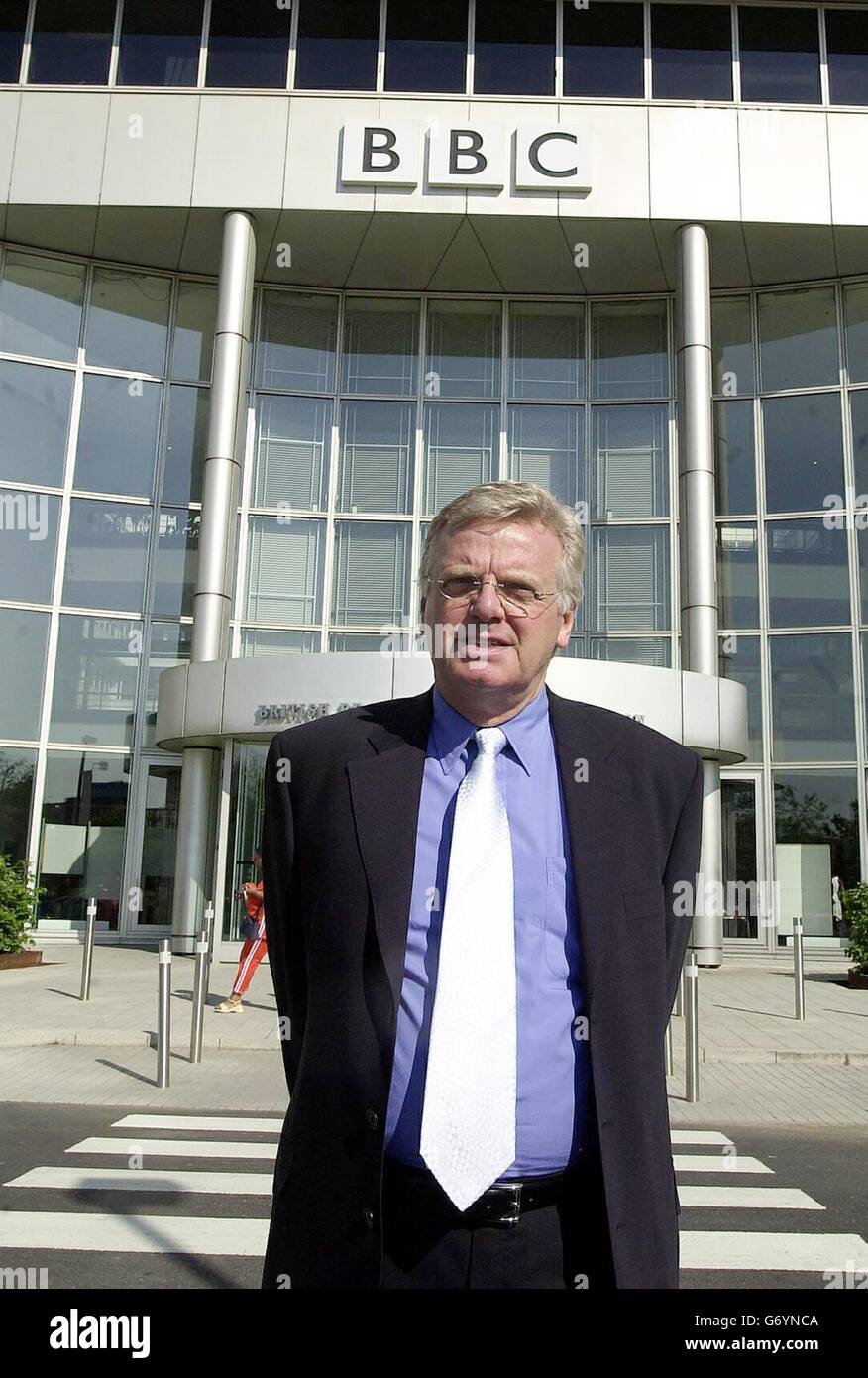 Michael Grade arrives at the BBC's White City building in London, to ...