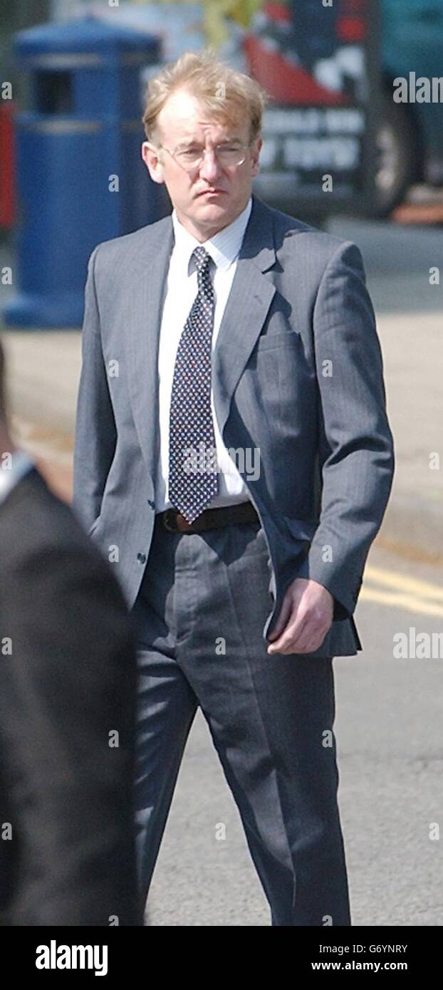 Anaesthetist Robert Falconer, 45, arrives at Swansea Crown Court, where ...