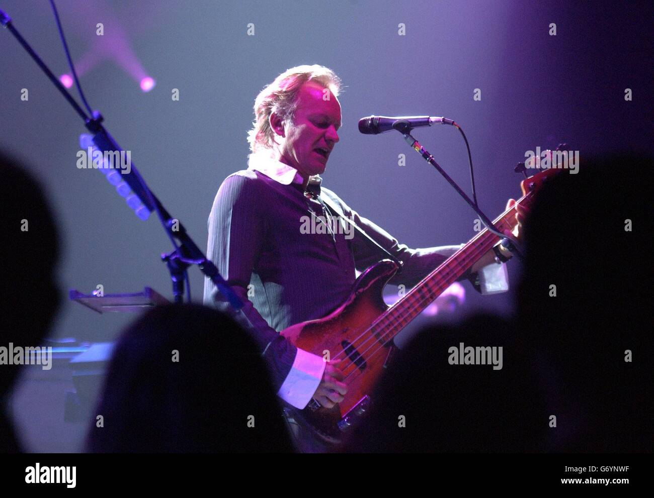 Sting performs live in concert at the Royal Albert Hall in central ...