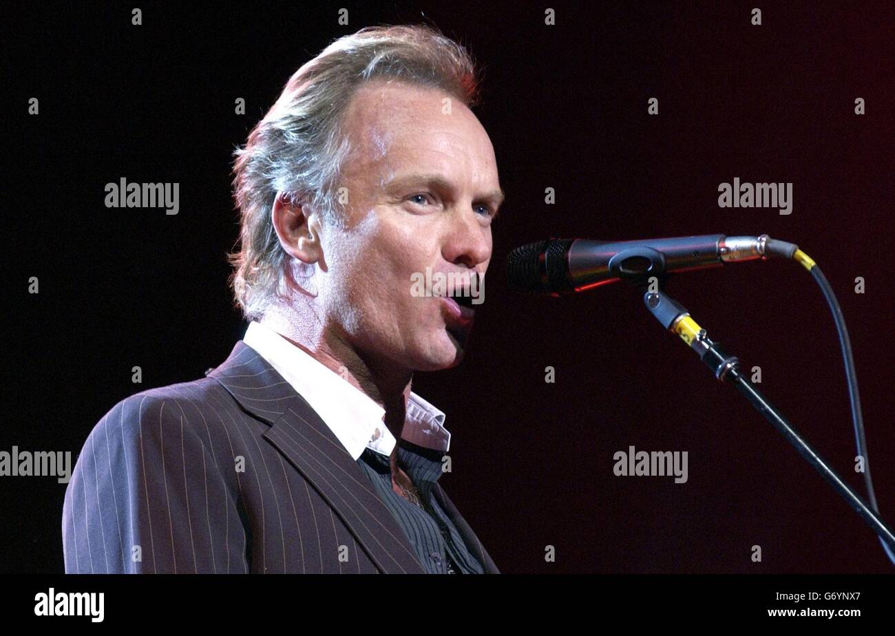 Sting on stage at the royal albert hall hi-res stock photography and ...