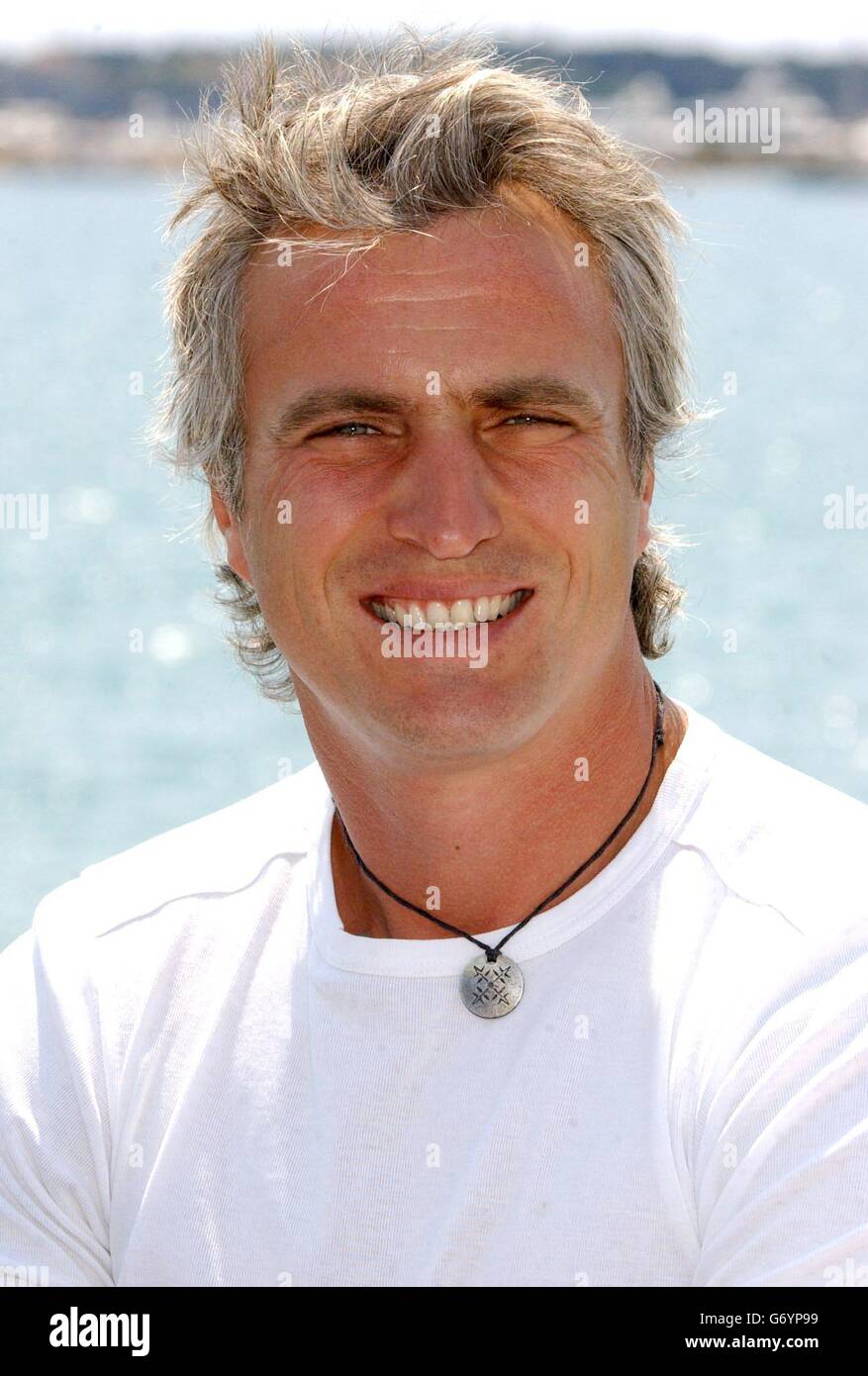 David Ginola Cannes 2004 Stock Photo - Alamy