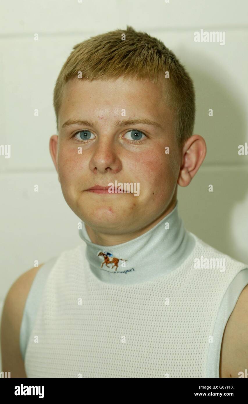 Liam Jones. Jockey Liam Jones at Goodwood Races Stock Photo - Alamy