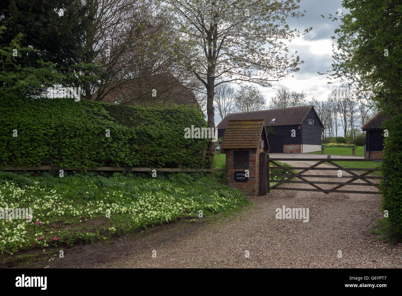 The home of Maria Miller in Mapledurwell near Basingstoke, Hampshire on ...