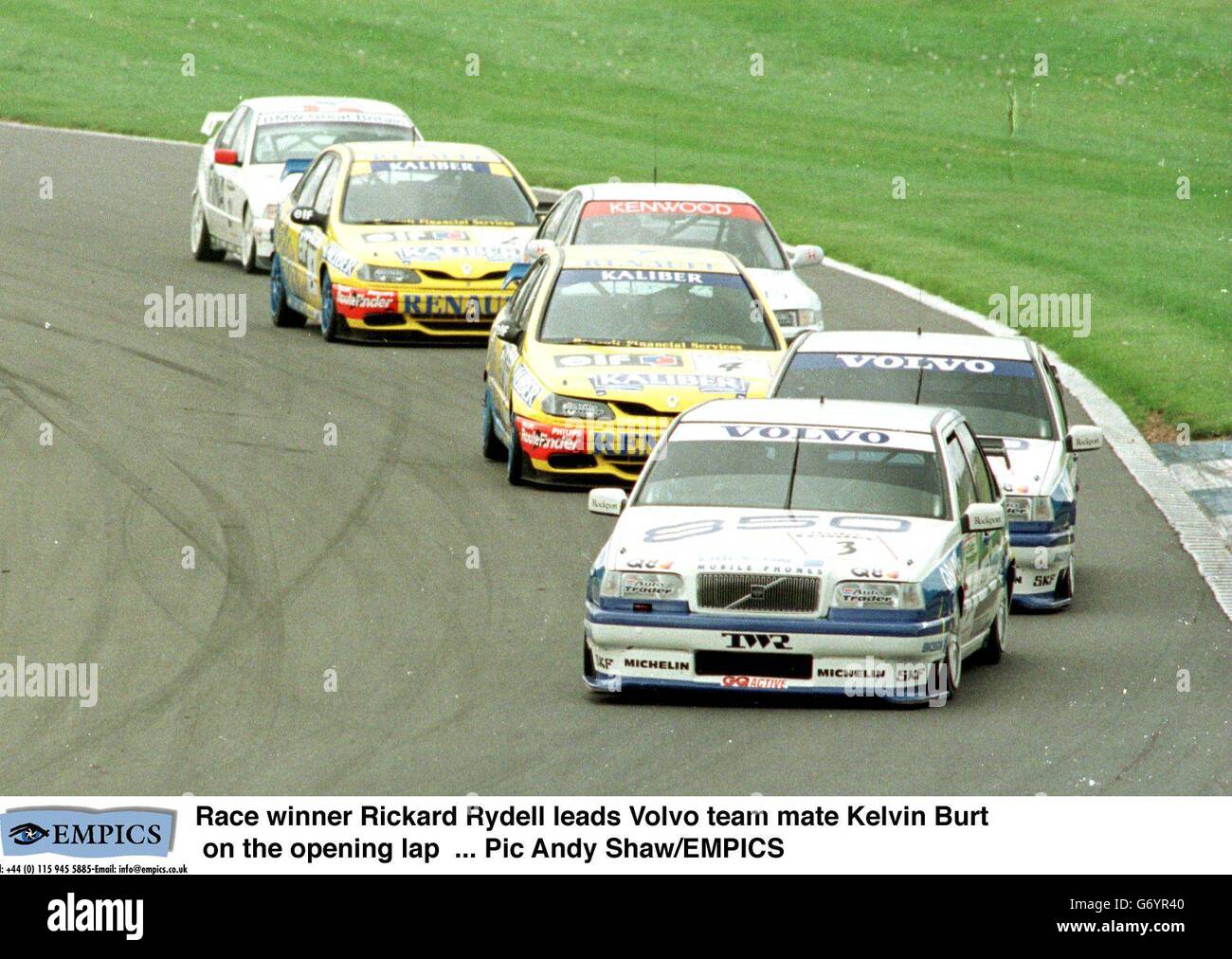 Britsh Touring Cars Championships, Donington Park. Race winner Rickard ...
