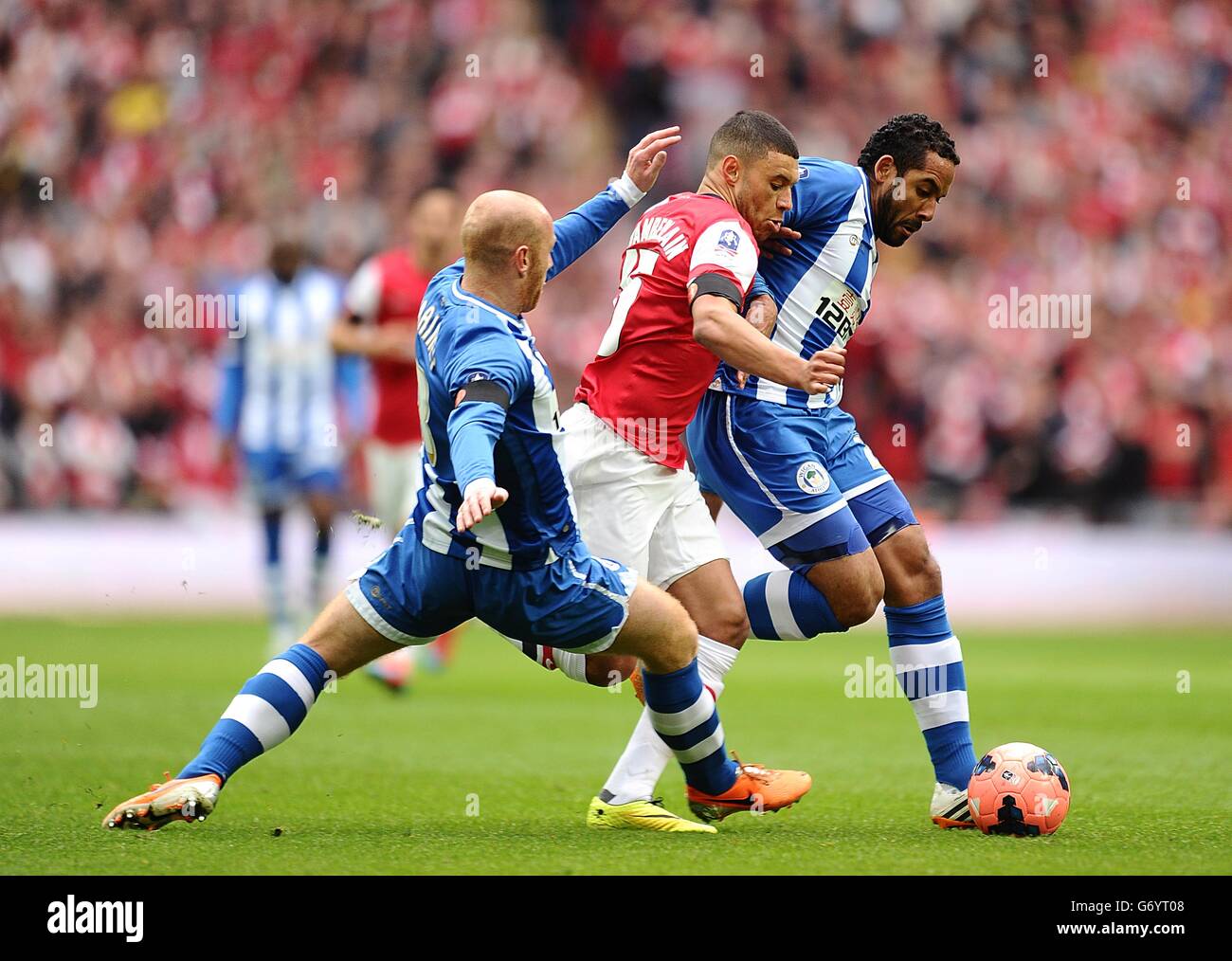 Wigan athletics jean beausejour hi-res stock photography and images - Alamy