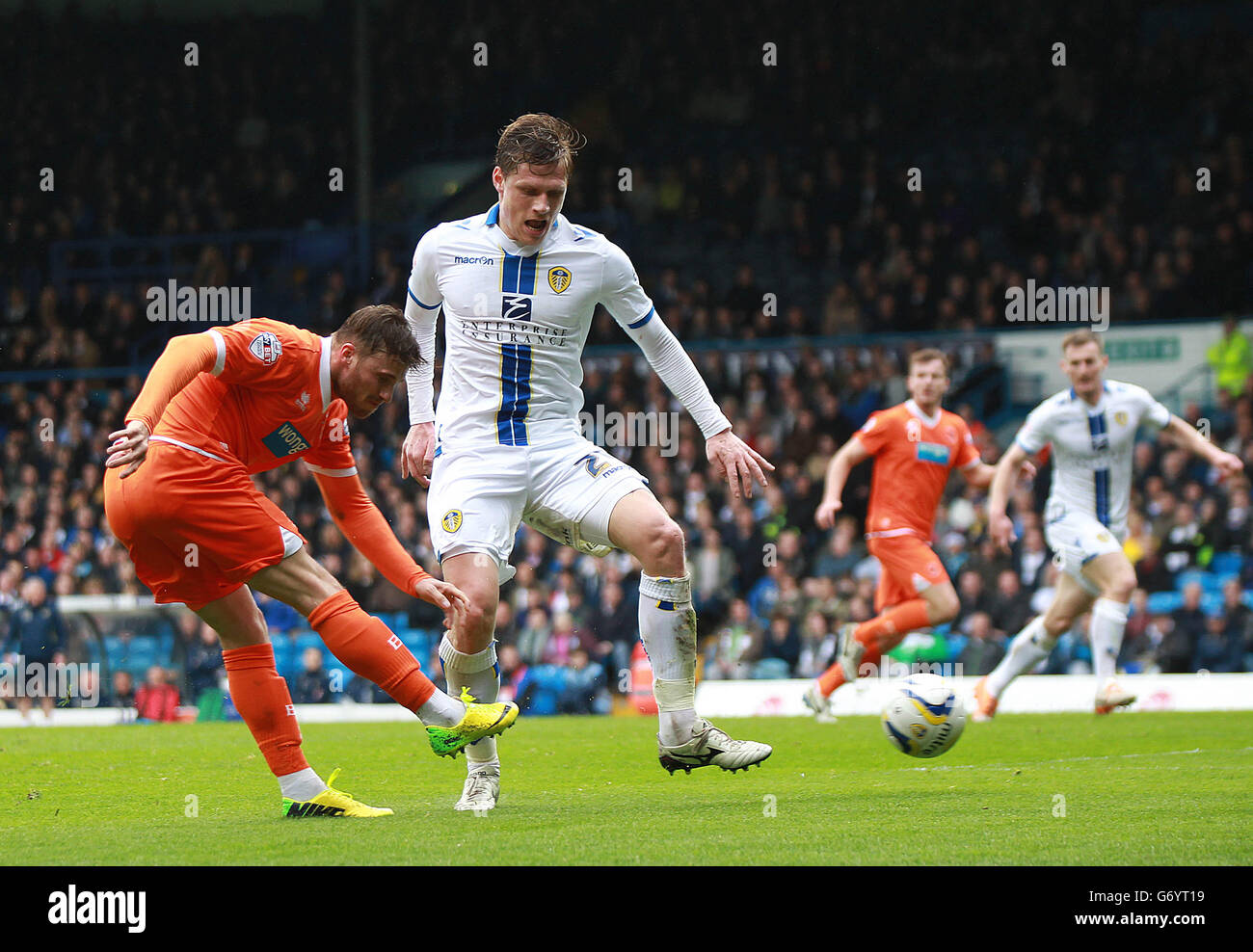 Soccer football league championship leeds united blackpool elland road ...