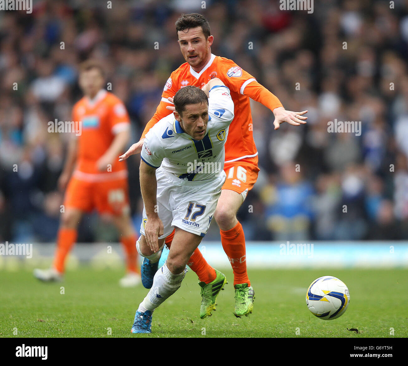 Soccer football league championship leeds united blackpool elland road ...