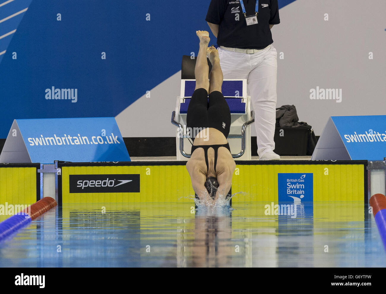 Alys Thomas competes in the Womens open 50m Butterfly during the 2014 ...