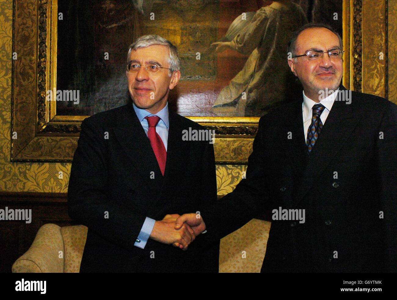 Jack Straw meets Ali Alawi Stock Photo - Alamy