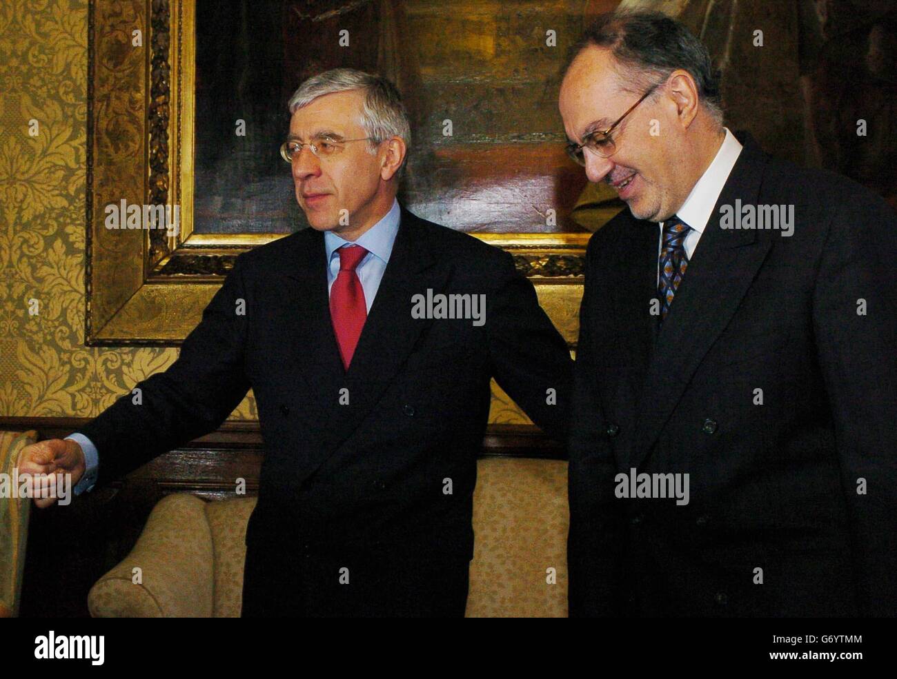 Jack Straw meets Ali Alawi Stock Photo - Alamy