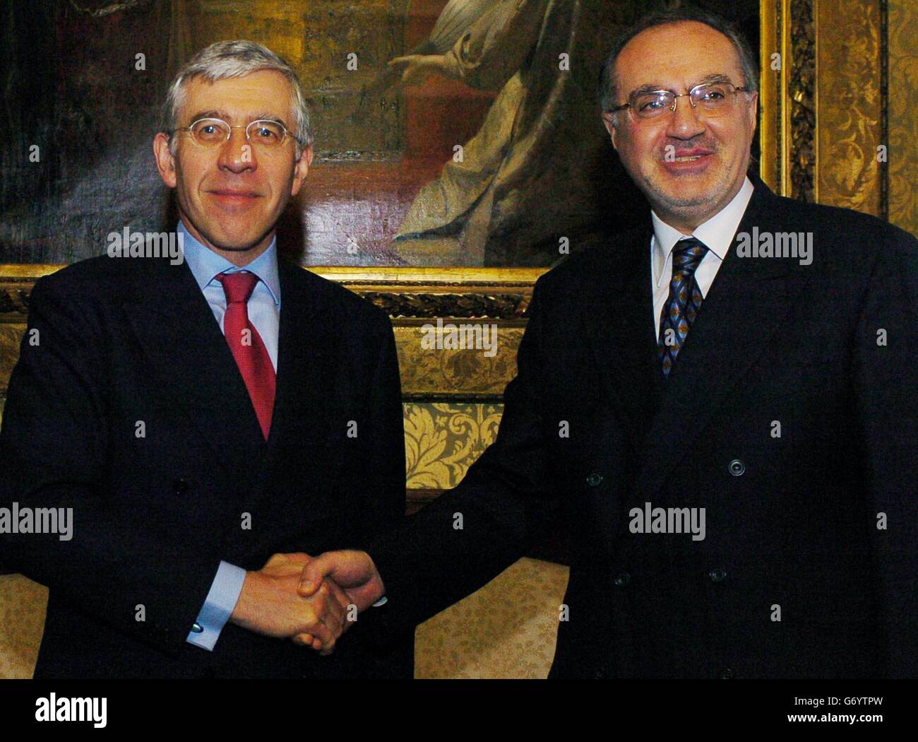 Jack Straw meets Ali Alawi Stock Photo - Alamy