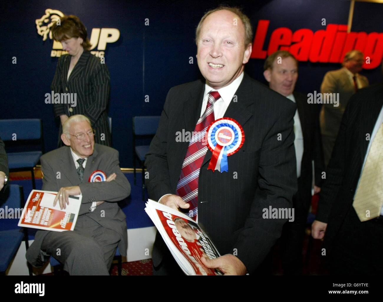 Jim Allister manifesto launch Stock Photo - Alamy