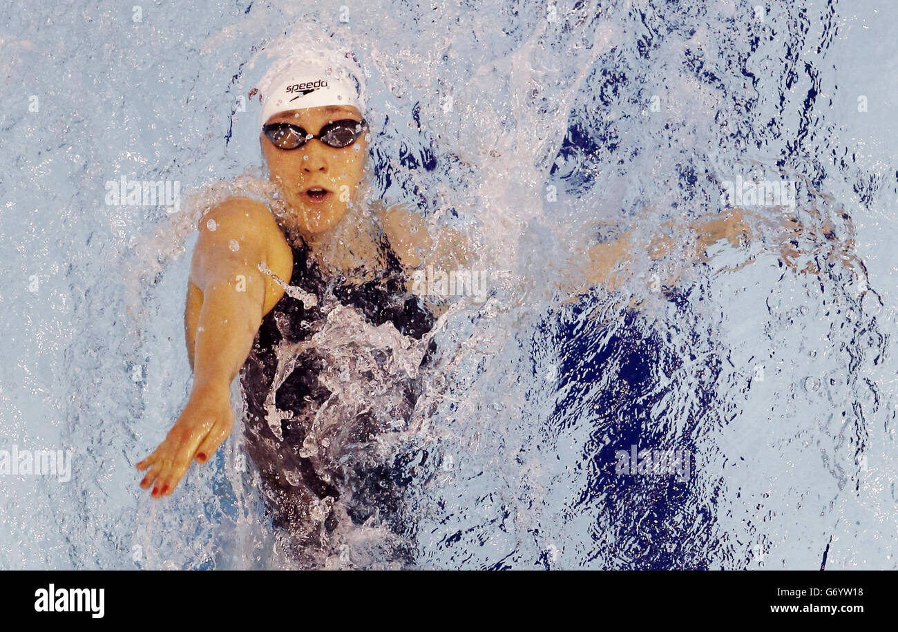 Elizabeth Simmons competes in the Womens Open 200m Backstroke heats ...
