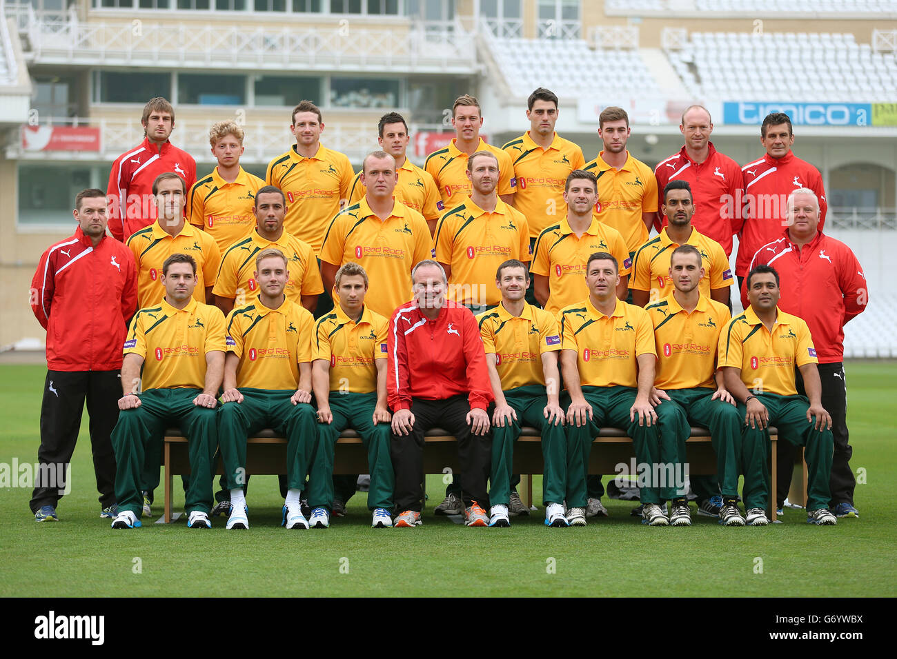 Nottinghamshire county cricket club pose team photo trent bridge hi-res ...