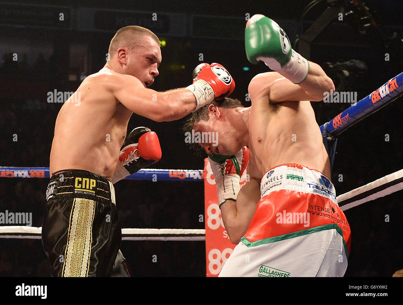 Boxing - Phones 4U Arena Stock Photo - Alamy