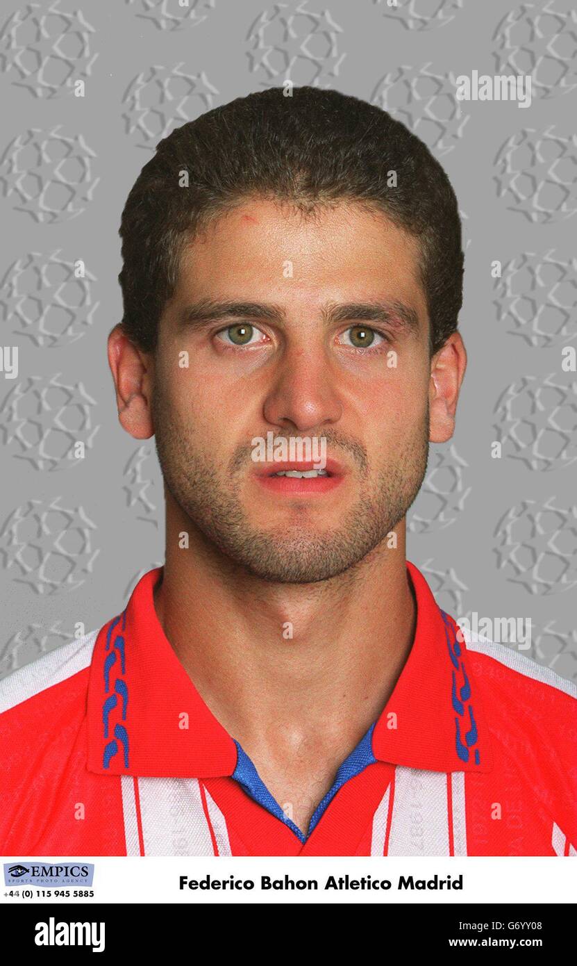 Federico Bahon Atletico MadridrRESTRICTED SYNDICATION OF UCL PORTRAITS ...