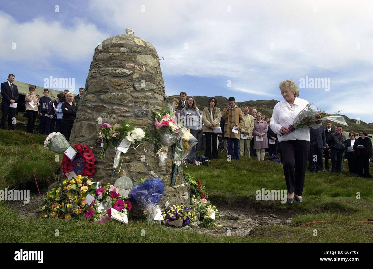 1994 chinook helicopter crash on mull kintyre hi-res stock photography ...